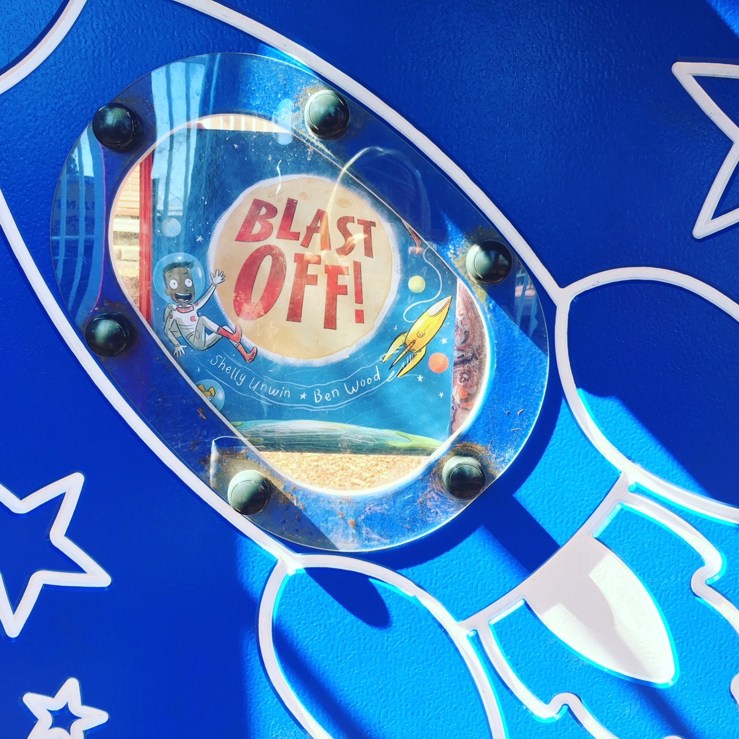 Playground rocket – shelly unwin